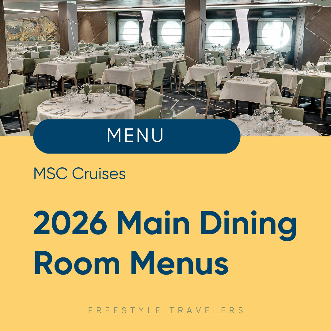 Updated NEW - MSC Cruises Full Menu PDFs with Prices & Info — Freestyle ...