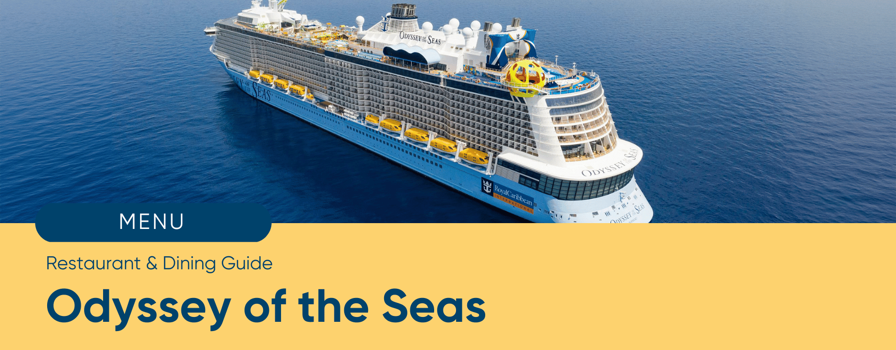 Royal Caribbean Odyssey of the Seas Complete Restaurant Guide & PDF ...