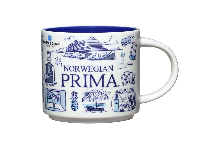 First Look Norwegian Cruise Line Starbucks Mugs Design by Ship ...