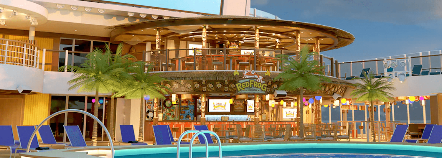 Carnival Cruise Line Red Frog Pool Bar Menus with Prices - Updated ...