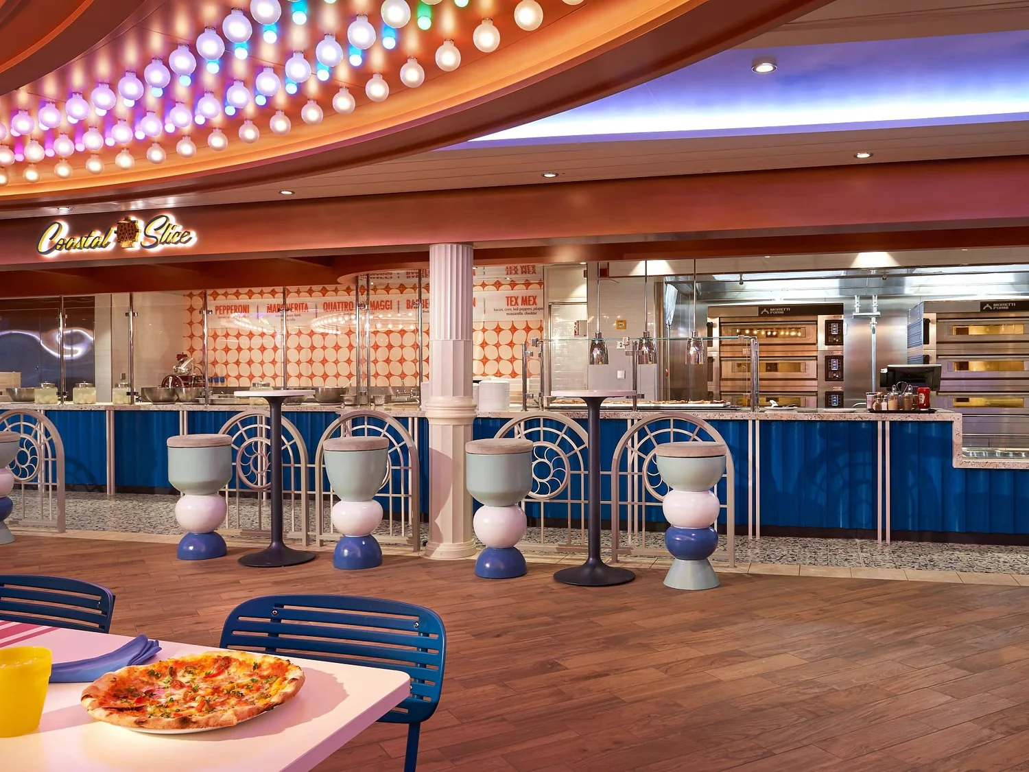 Carnival Cruise Line Coastal Slice Menu with Prices — Freestyle Travelers