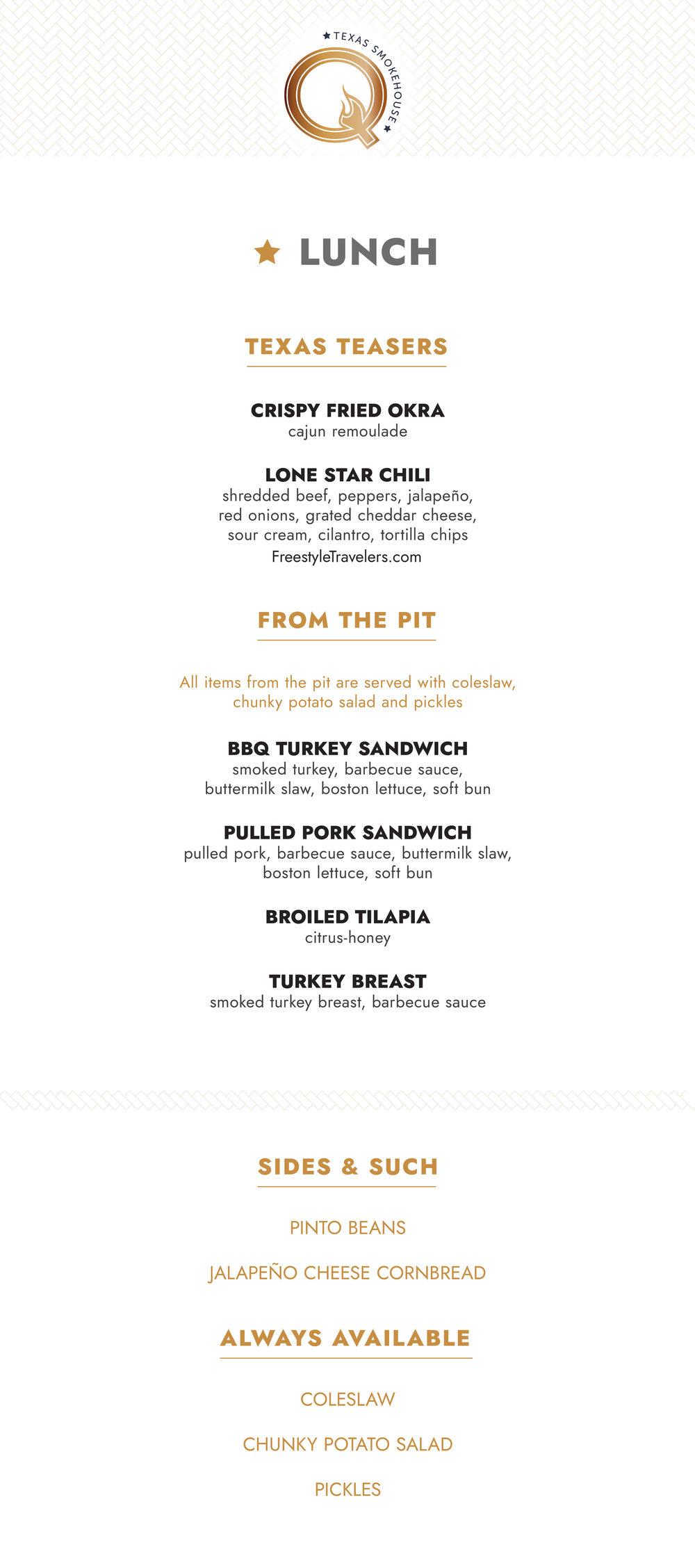 Norwegian Cruise Line Indulge Food Hall PDF Menus & Food Photos ...