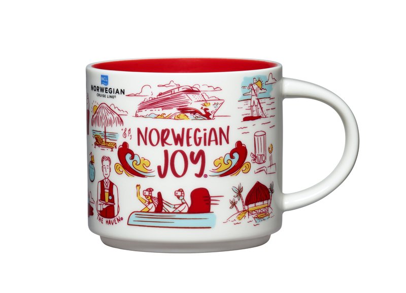First Look Norwegian Cruise Line Starbucks Mugs Design by Ship ...
