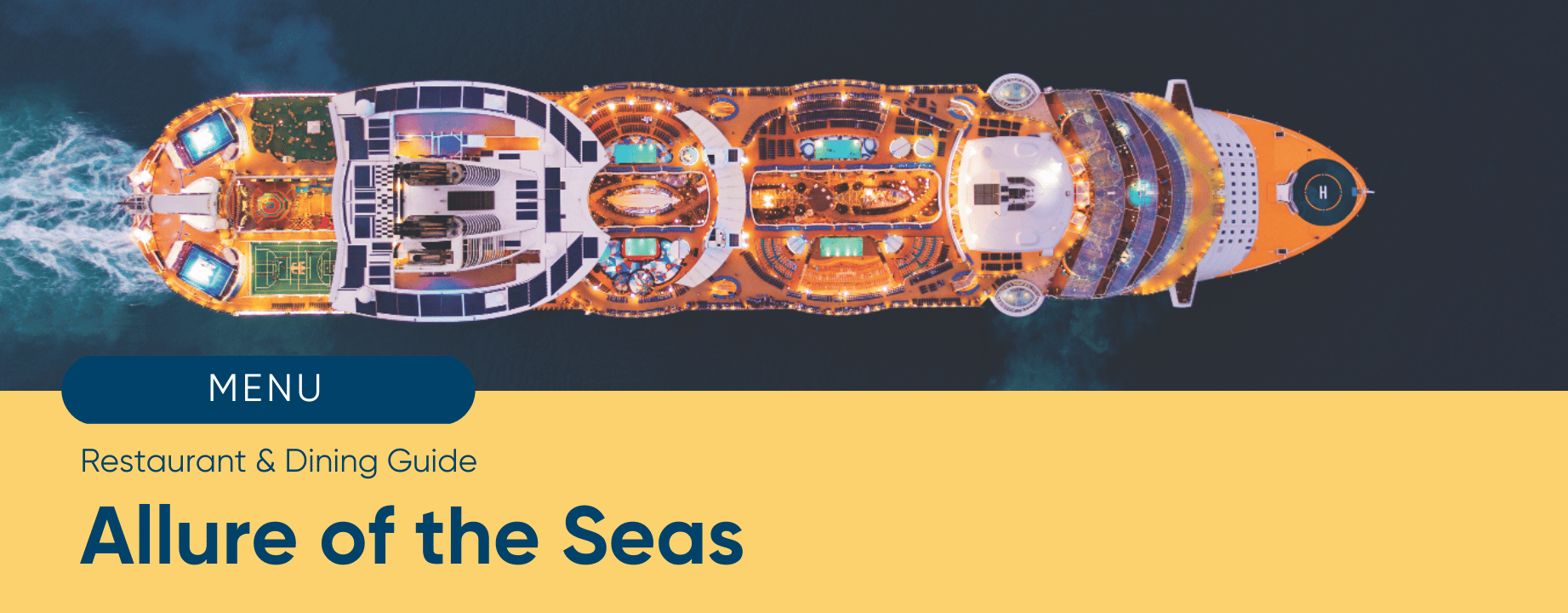 Royal Caribbean Allure of the Seas Complete Restaurant Guide & PDF ...