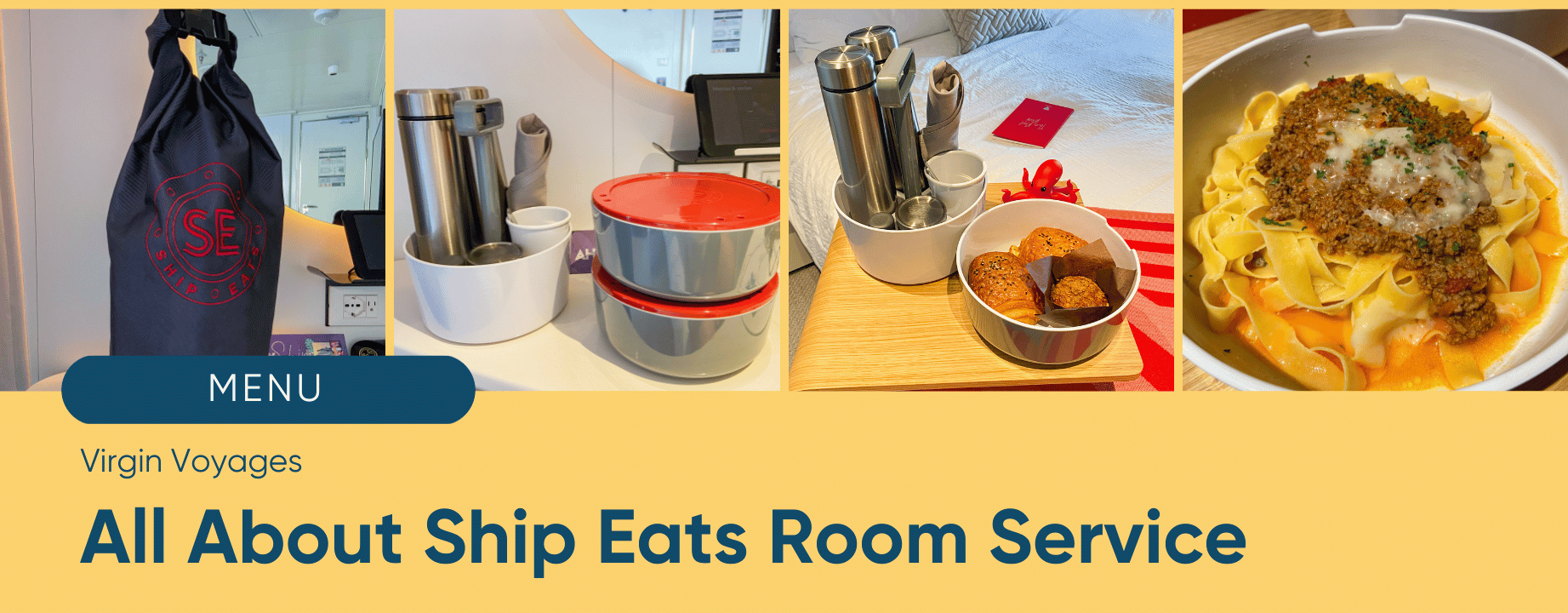 What is Ship Eats on Virgin Voyages? Room Service Menus & Info ...