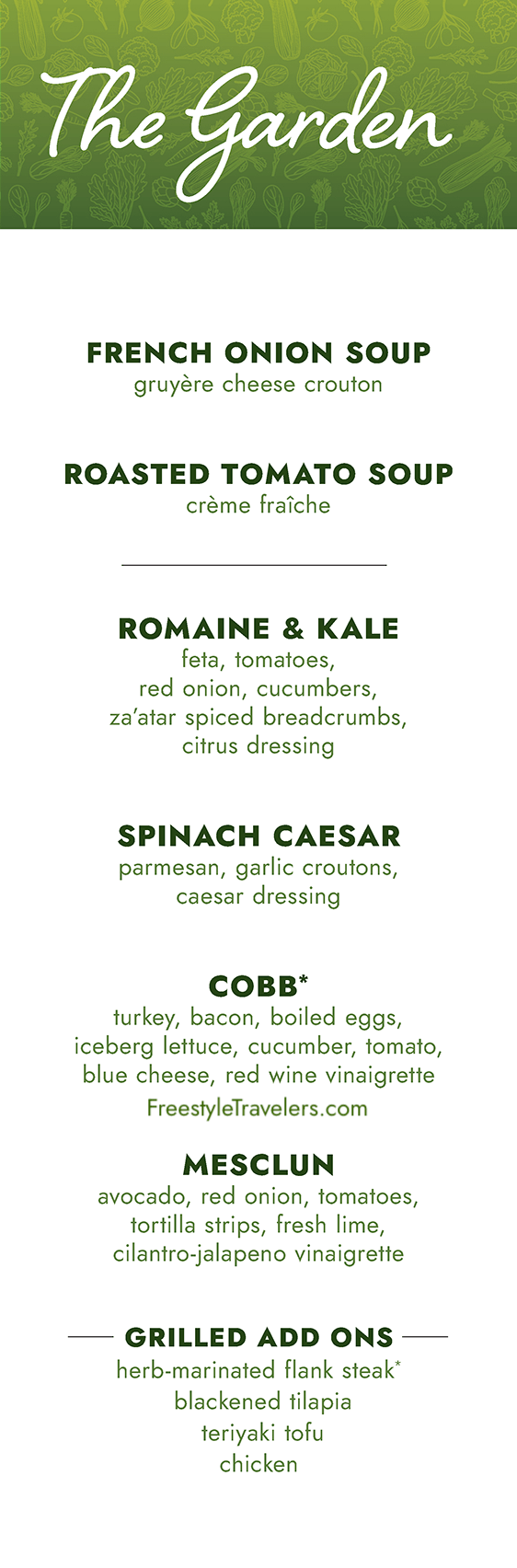 Norwegian Cruise Line Indulge Food Hall PDF Menus & Food Photos ...