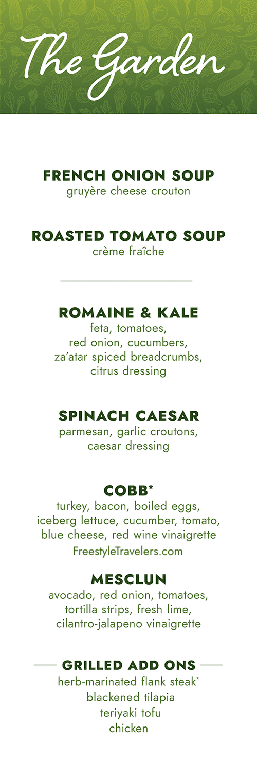 Norwegian Cruise Line Indulge Food Hall PDF Menus & Food Photos ...