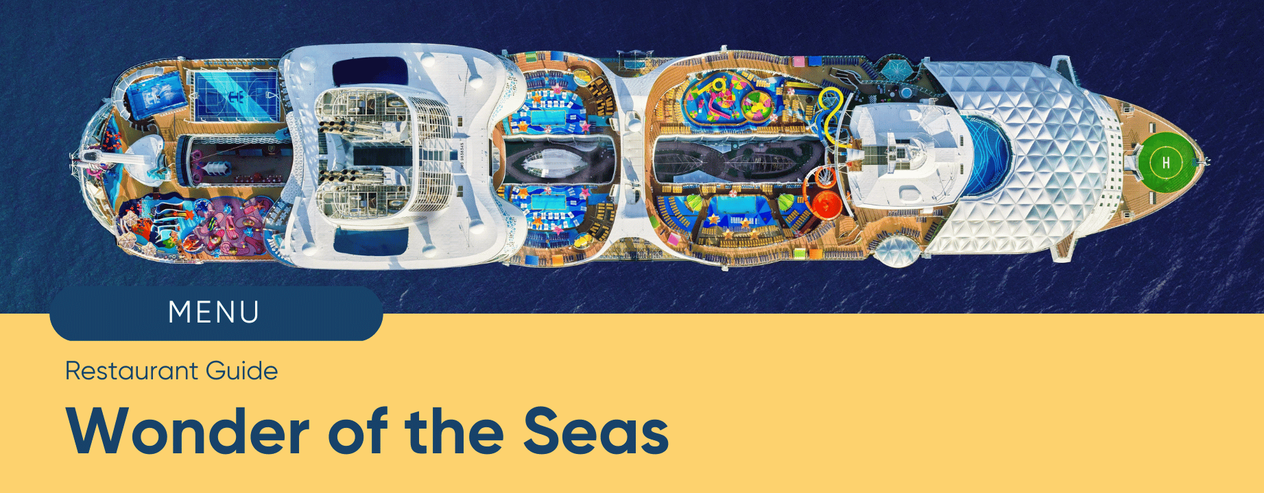 Royal Caribbean Wonder of the Seas Complete Restaurant Guide & PDF ...