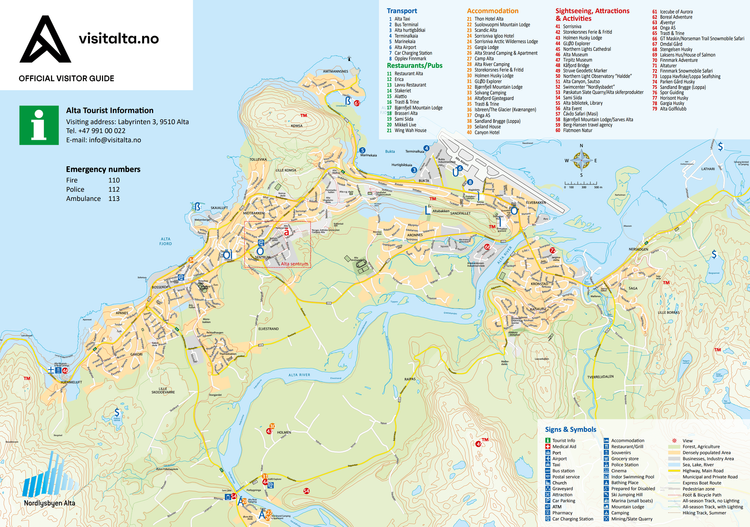 Alta, Norway Cruise Port Guide & Information - Maps, Tendering, Bus ...