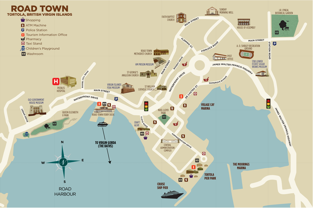Tortola, BVI Cruise Port Guide & Information - Maps, Transportation ...