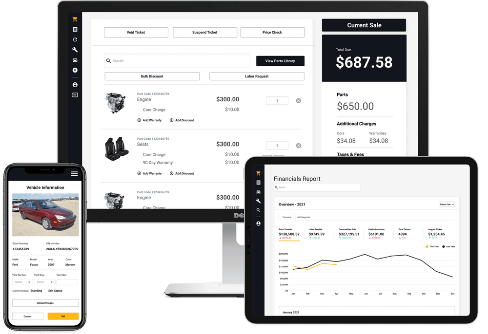 YardSmart Auto Recycling Software