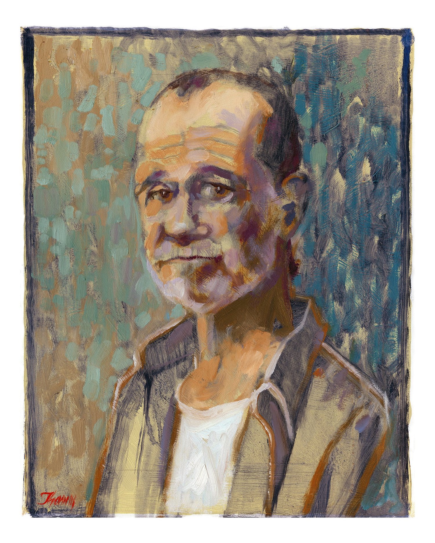 George Carlin Drawing