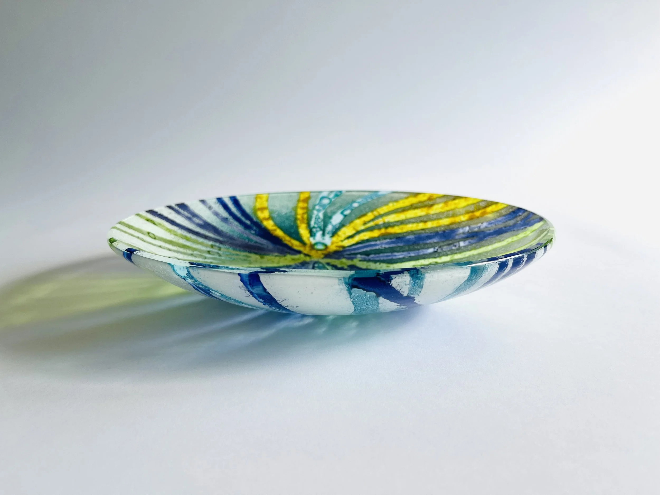 Sea Duster Bowl — Steve Robinson | Glass Artist | Devon