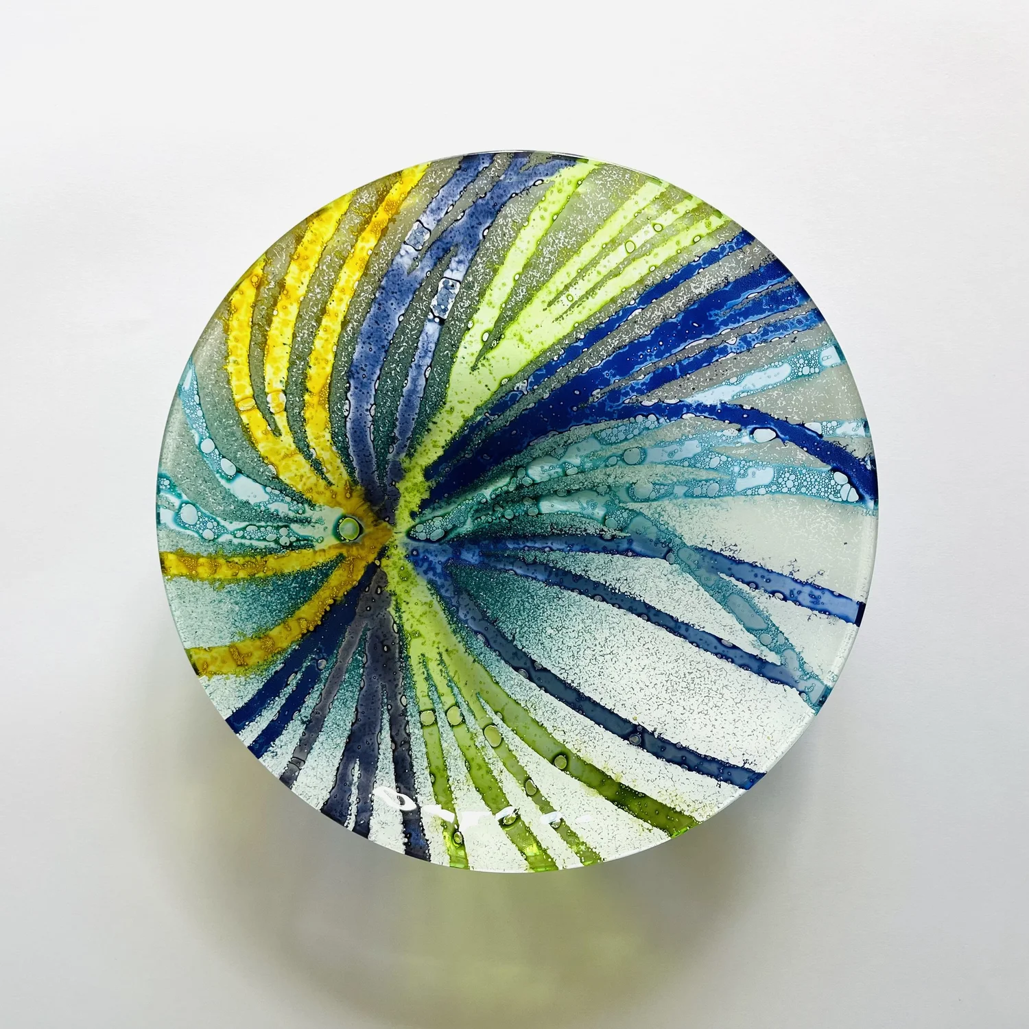 Sea Duster Bowl — Steve Robinson | Glass Artist | Devon