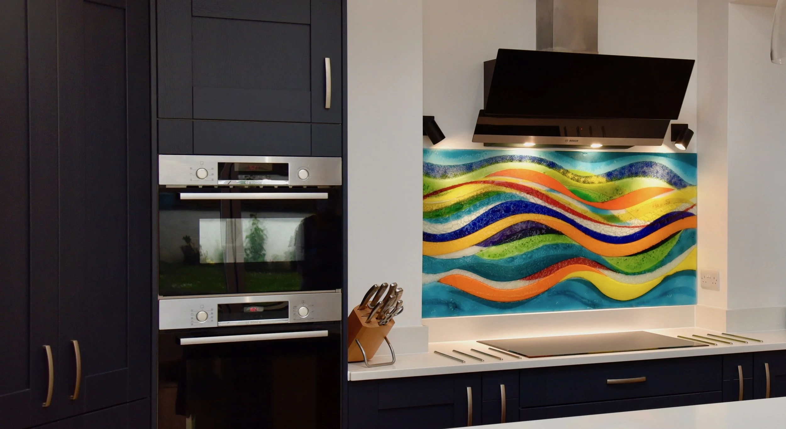 Glass Splashbacks — Steve Robinson | Glass Artist | Devon