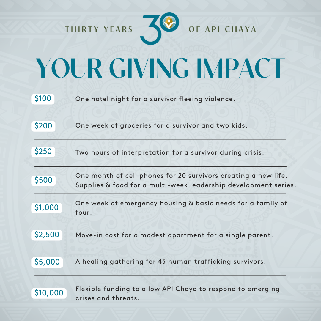 Donor Impact — API Chaya