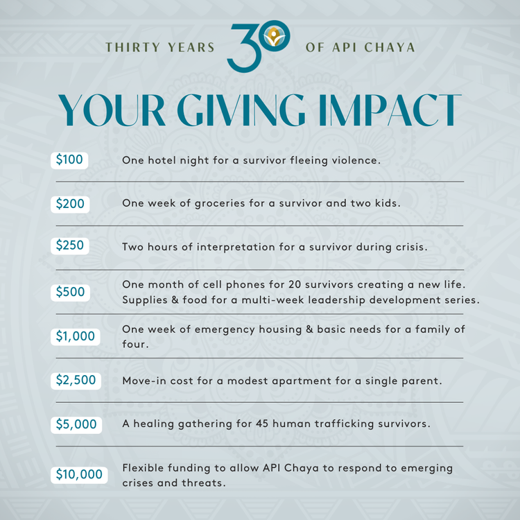 Donor Impact — API Chaya