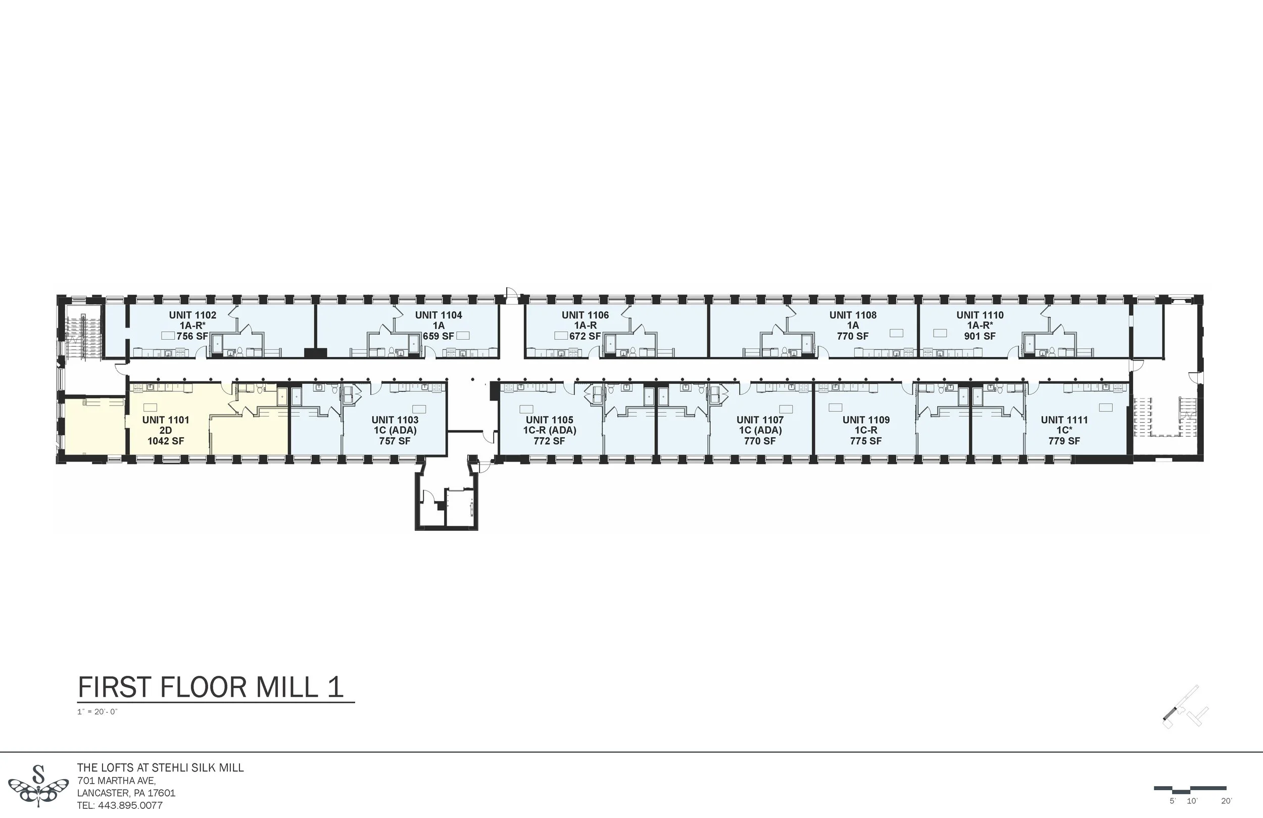 Mill 1 Floor Plans — Stehli Mill Lofts
