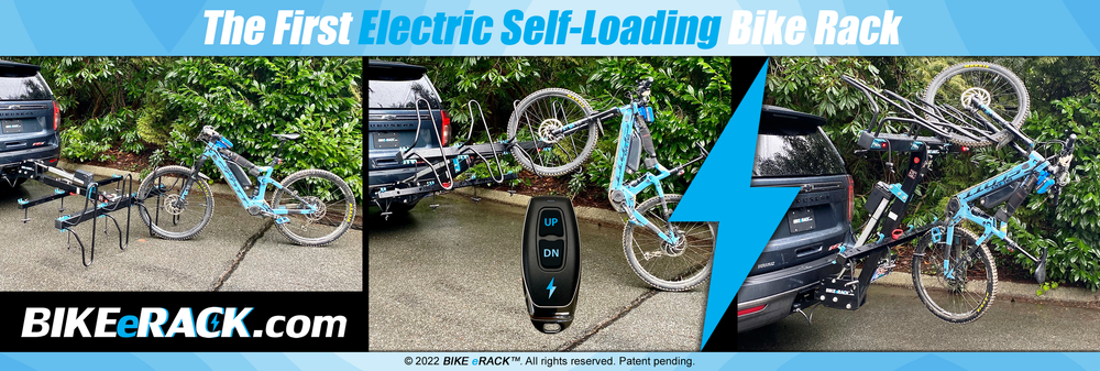 Photos - eRACK™ The First Electric Self-Loading Bike Rack — BIKE eRACK™