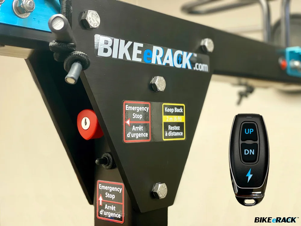 Photos - eRACK™ The First Electric Self-Loading Bike Rack — BIKE eRACK™