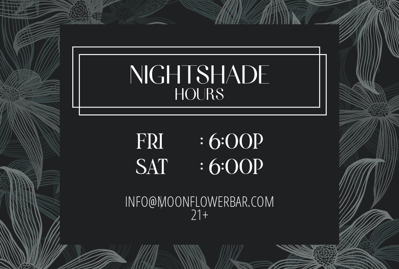 Nightshade Bar — Moonflower