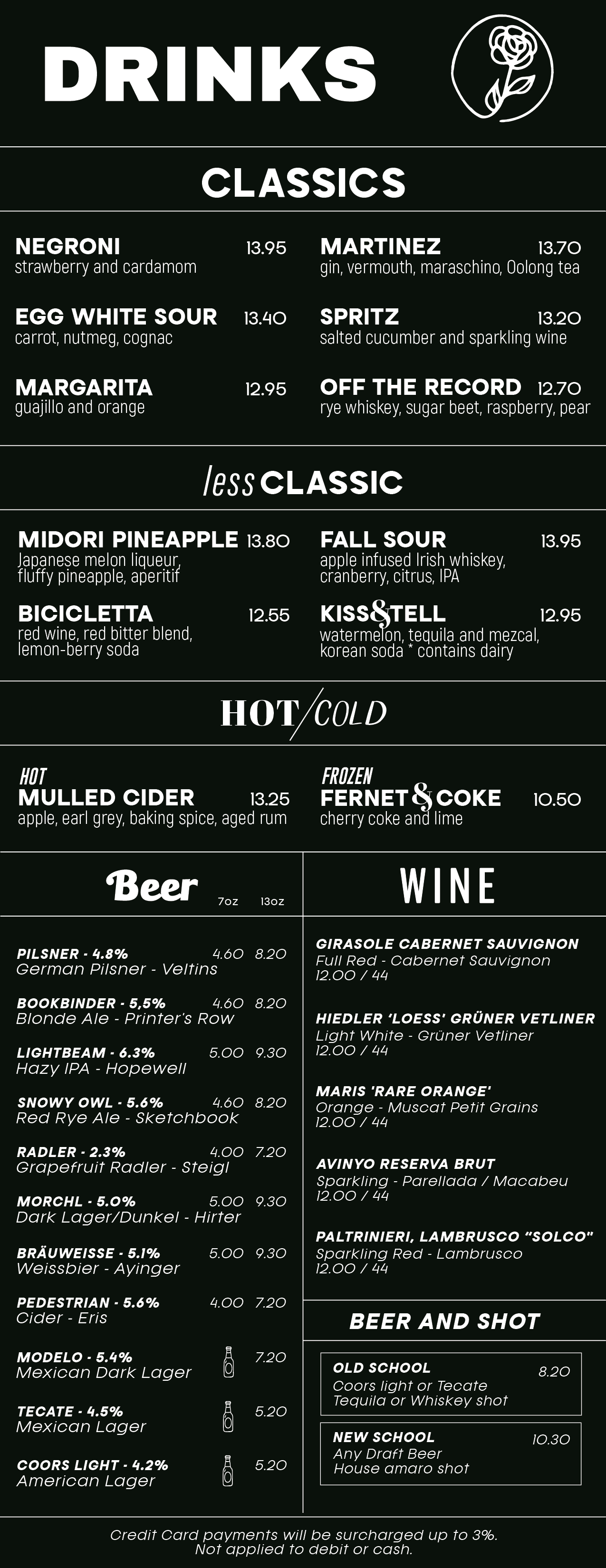 Moonflower Menu — Moonflower