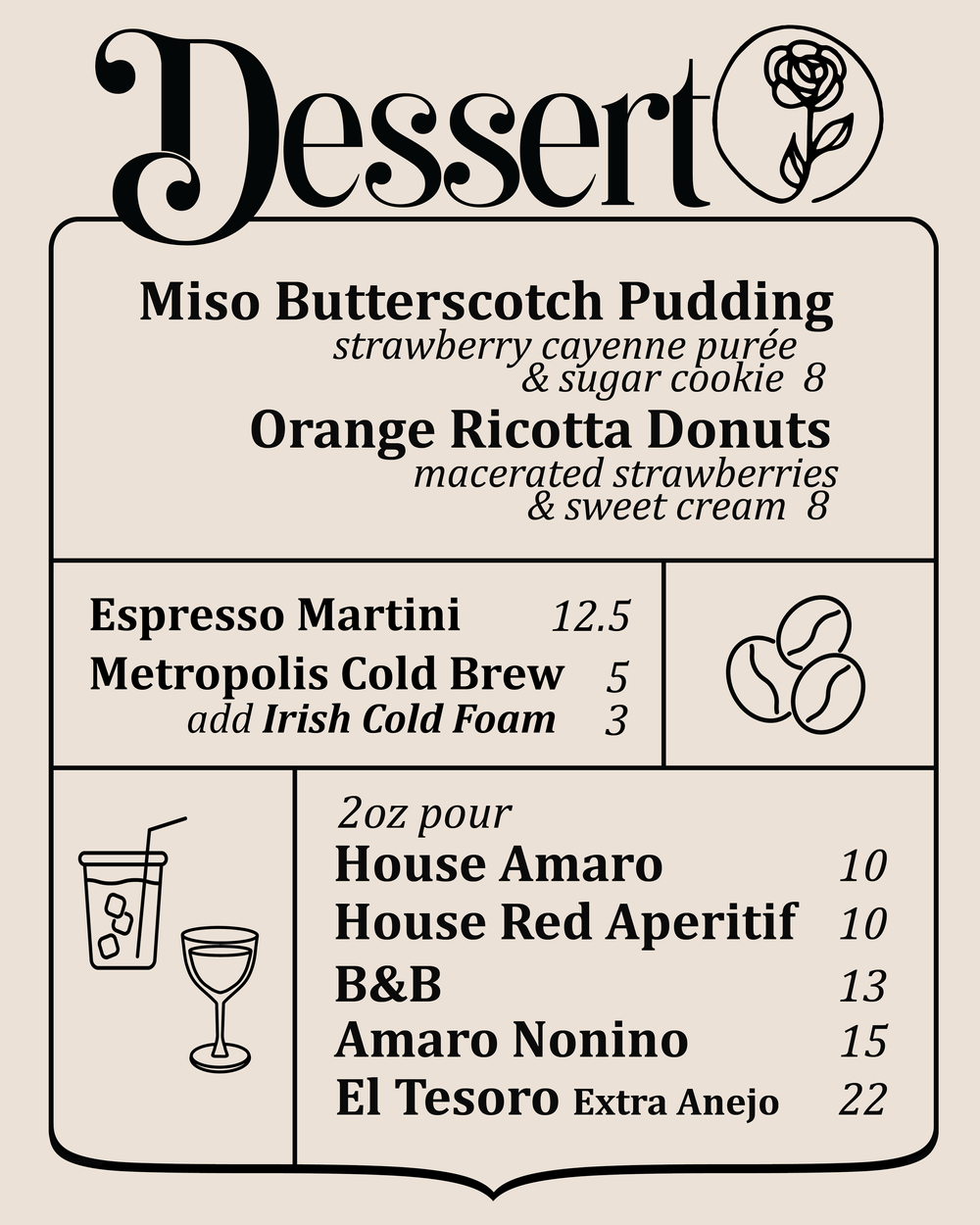 Moonflower Menu — Moonflower