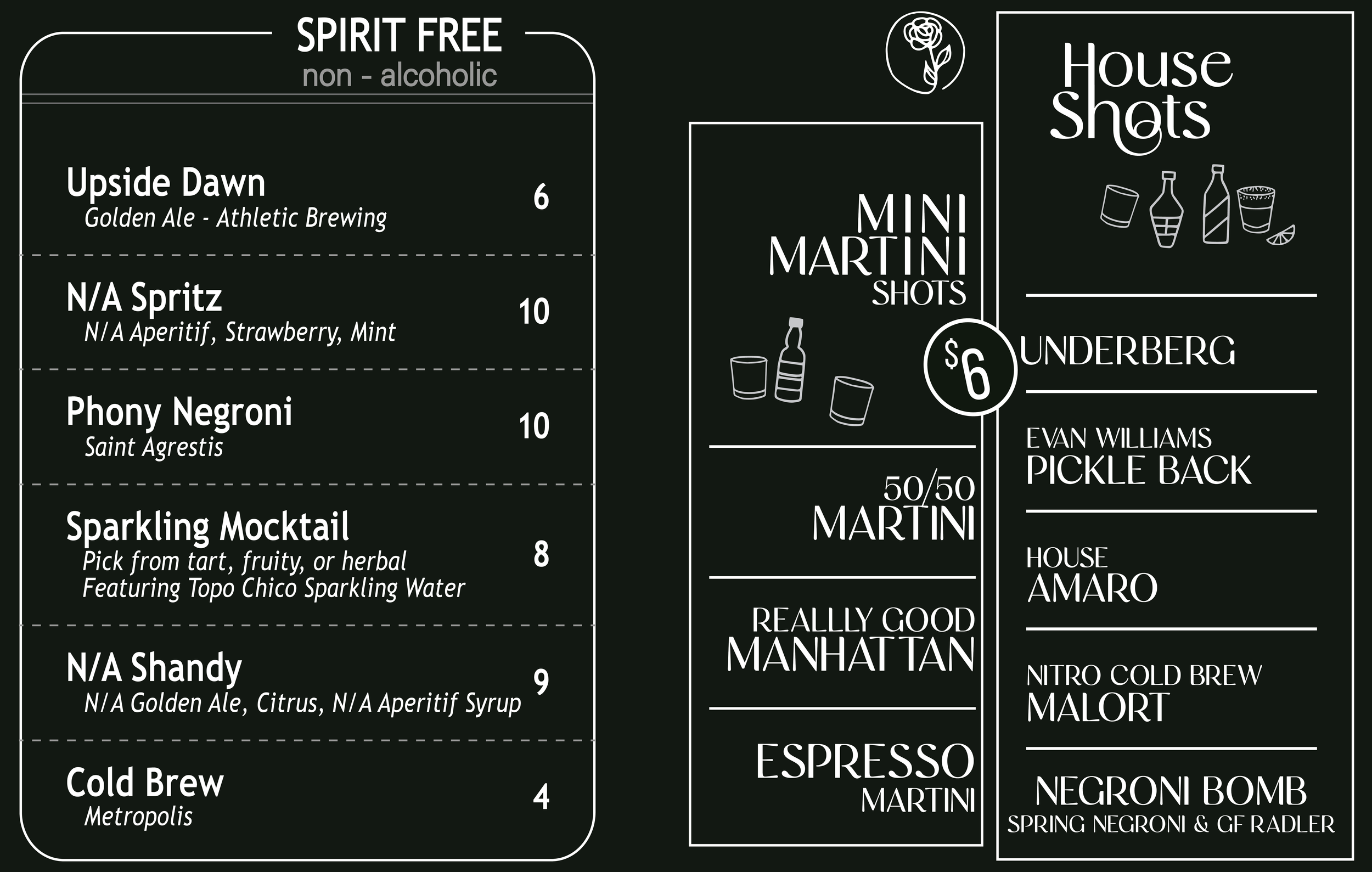 Moonflower Menu — Moonflower
