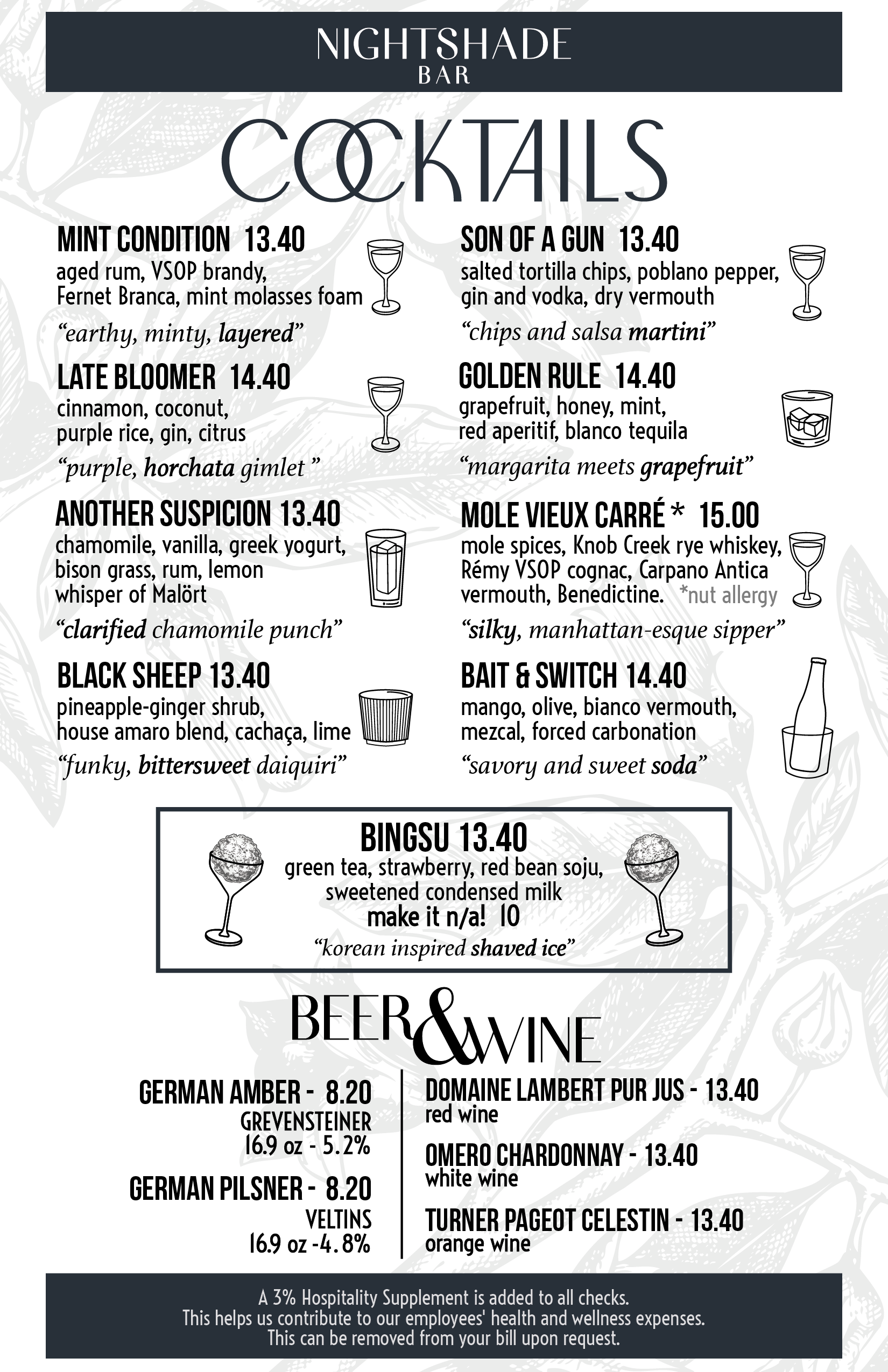 Nightshade Bar — Moonflower