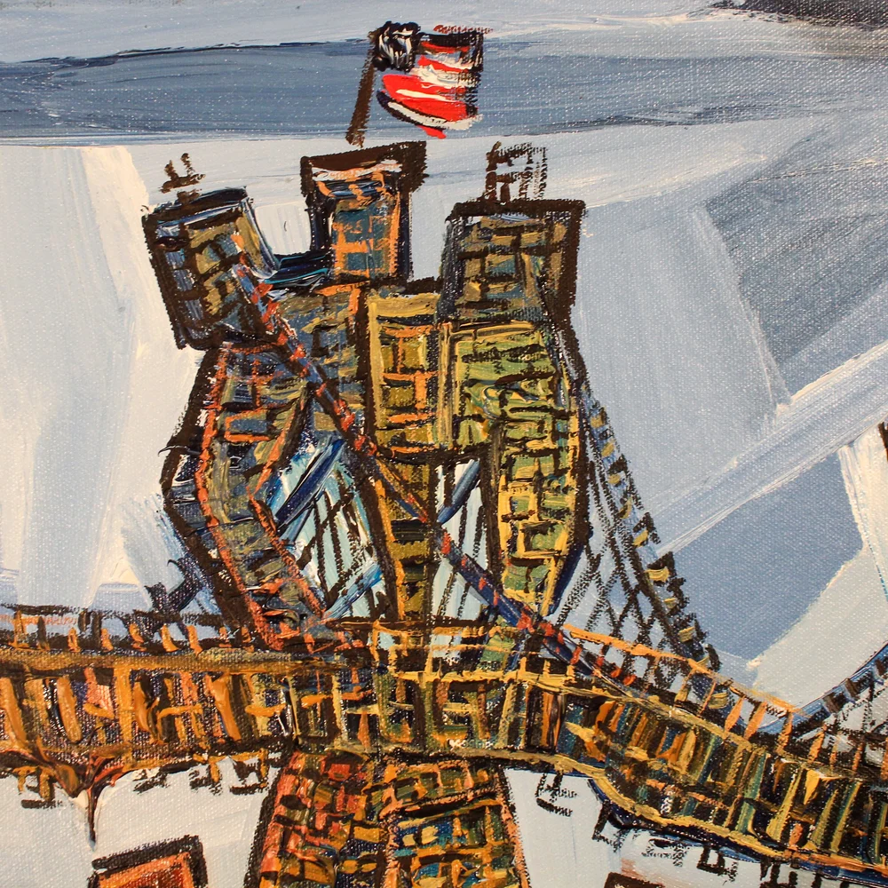 Brooklyn Bridge Oil Painting