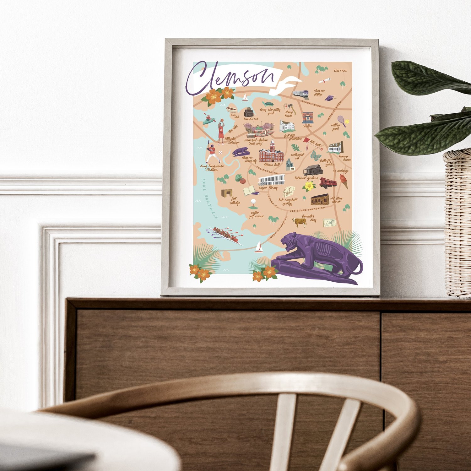 Botanical Gardens Clemson Sc Map | Fasci Garden