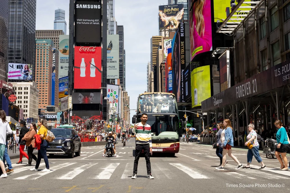 Times Square and Central Park 1-Hour Vacation/Lifestyle Photoshoot ...