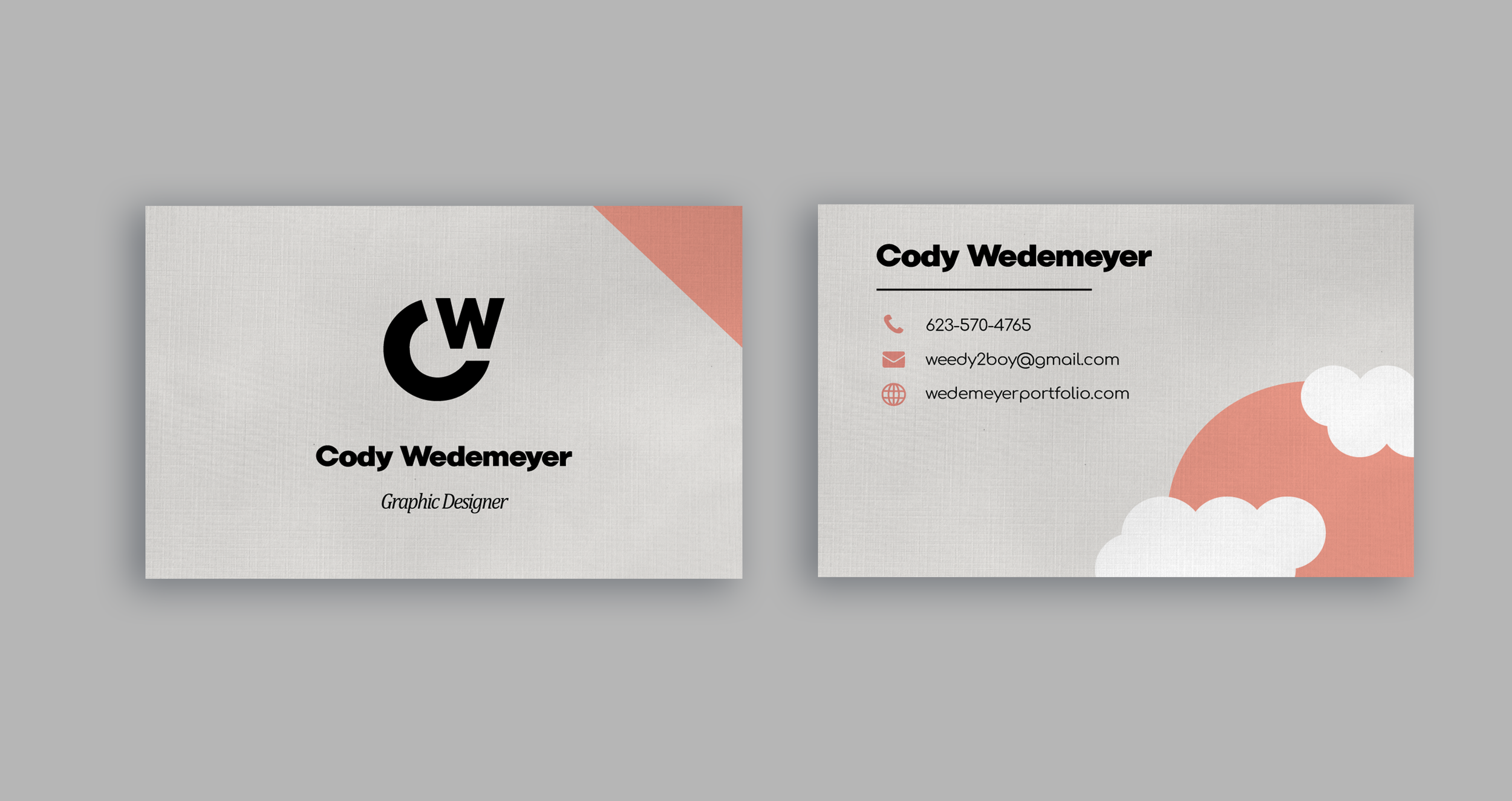 Graphic Designer Personal Business Cards