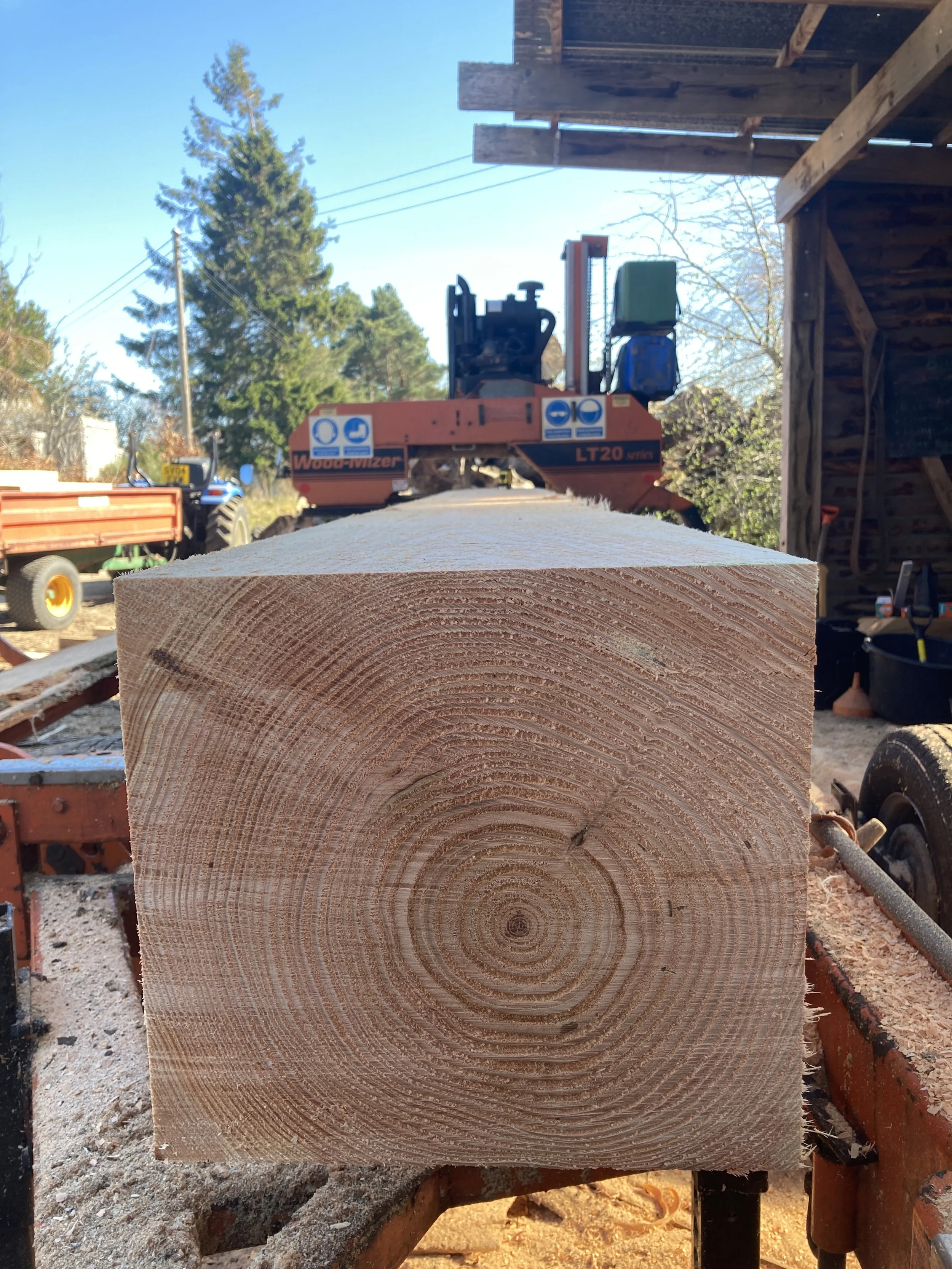 Scottish Larch and Douglas Fir posts — Moore Timber Co.