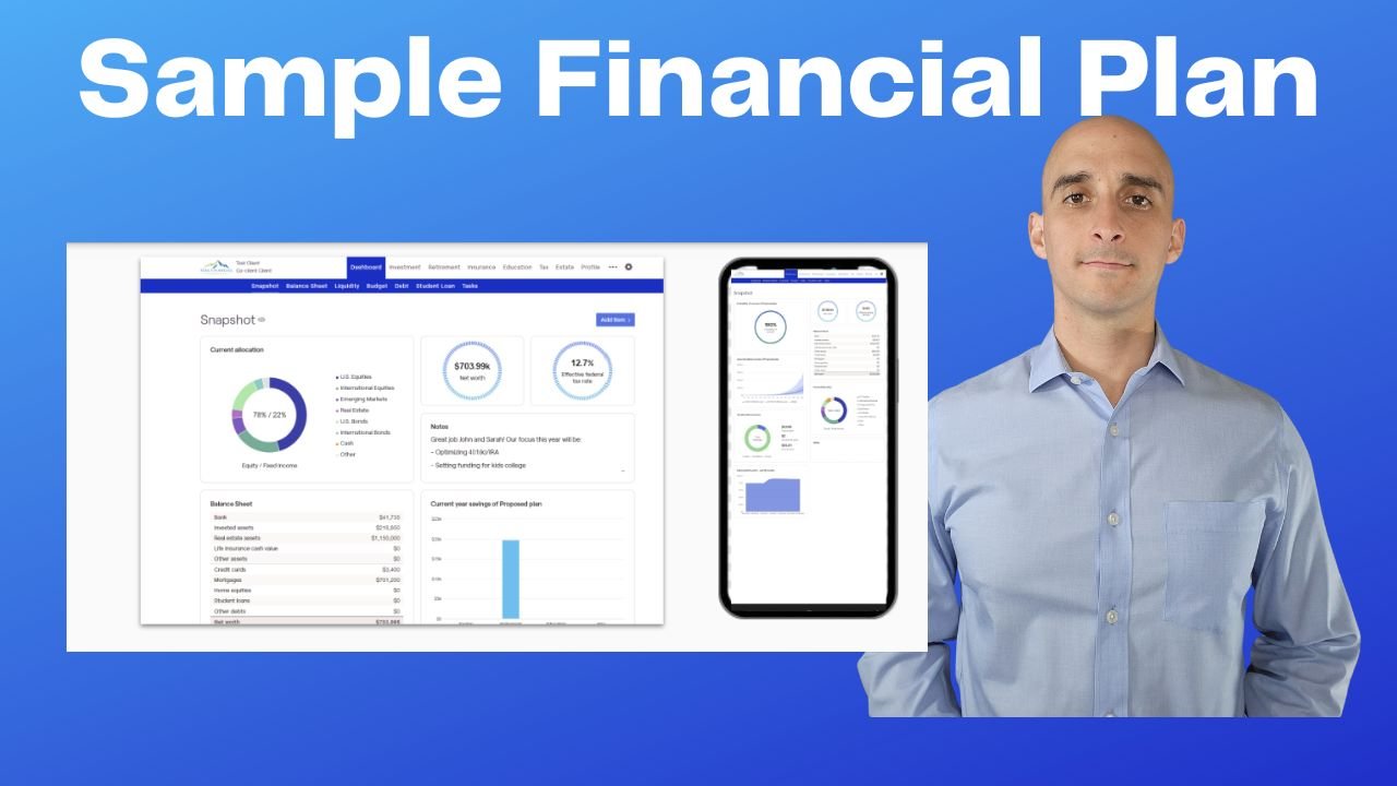 Certified Financial Planner in Los Angeles — Sample Financial Plan ...