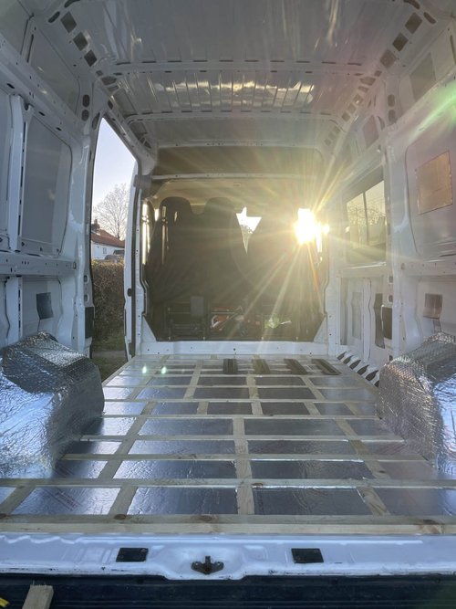 Peugeot Boxer L2H2 family van conversion — Golden Mountain
