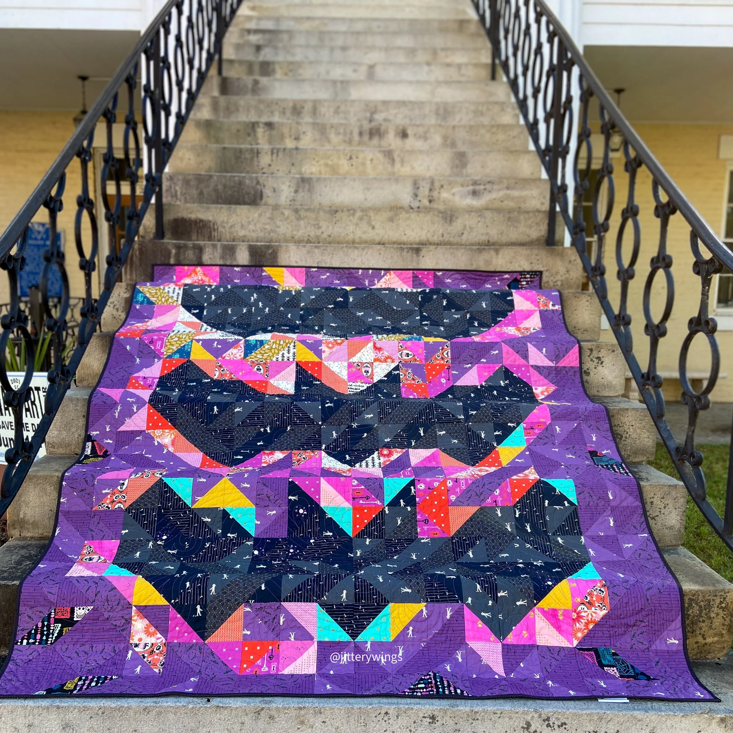 Charade Quilt Pattern - Printed Version — Jittery Wings Quilt Co.