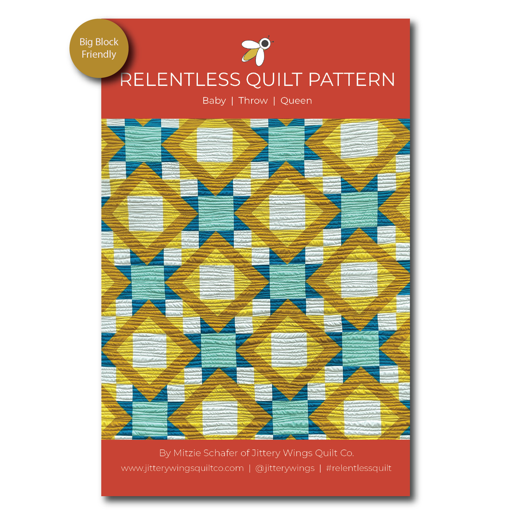 Golden Eye Quilt Pattern - PFD Download — Jittery Wings Quilt Co.