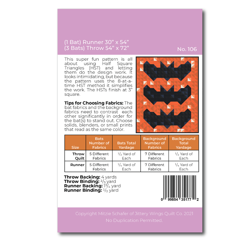All the Good Quilt Pattern Printed — Jittery Wings Quilt Co.
