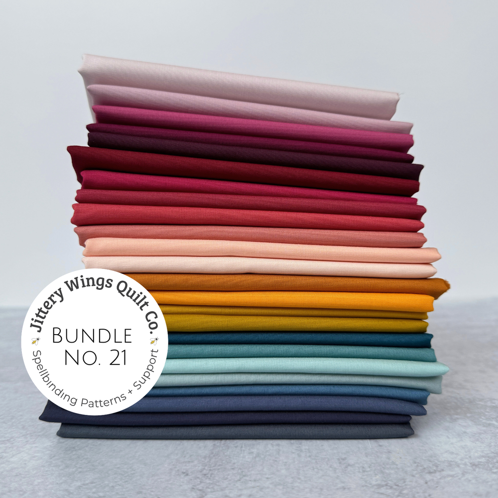 All the Good Quilt Fabric Kit and Fat Quarter Bundle — Jittery Wings ...