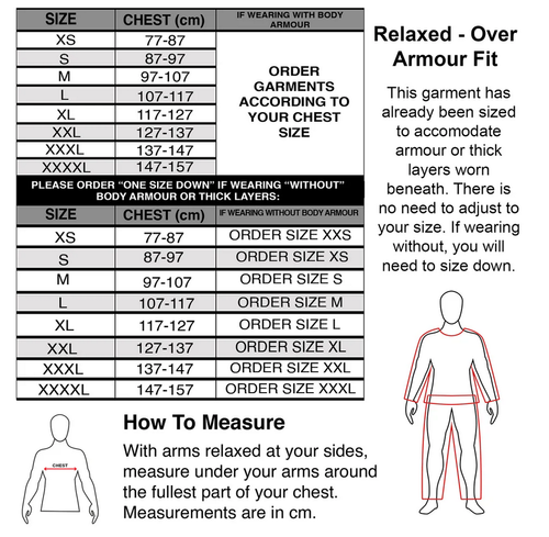Size Chart | Find Your Fit Now — Tiger Stripe Products