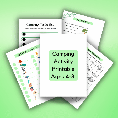 Kids Camping Activity Printable — Educator Mom Hub | Supporting Moms of ...