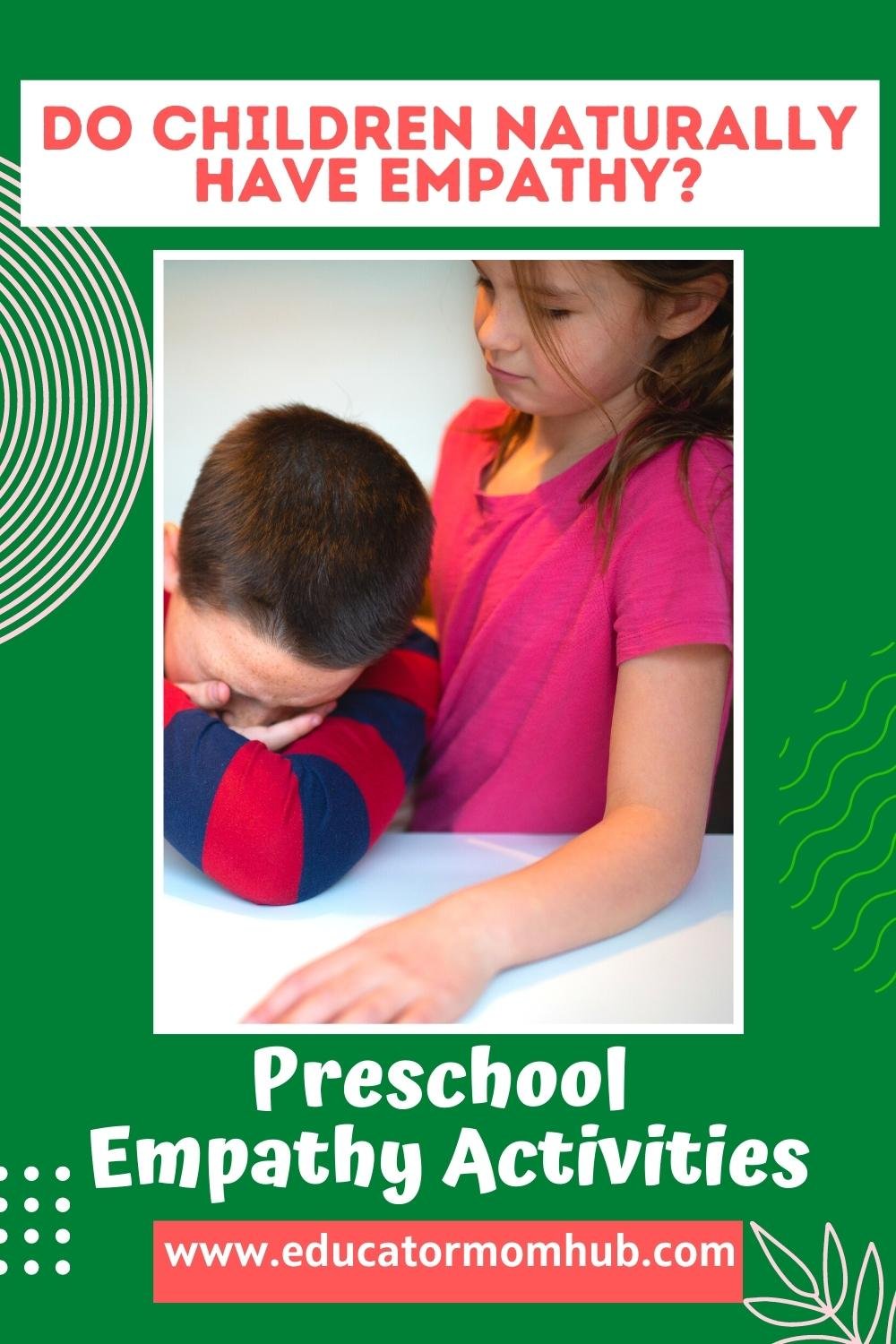 How to Teach Empathy to Kids- With Everyday Opportunities and Pre ...