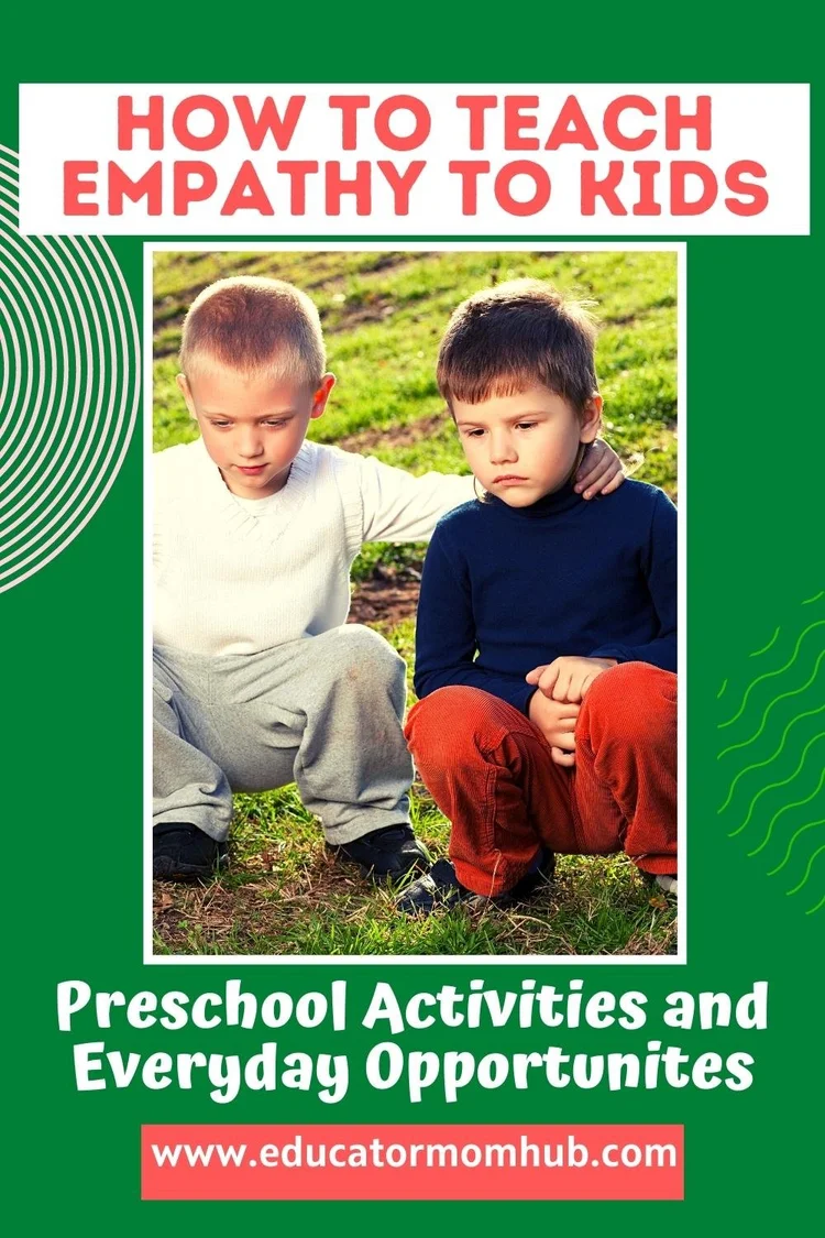 How to Teach Empathy to Kids- With Everyday Opportunities and Pre ...