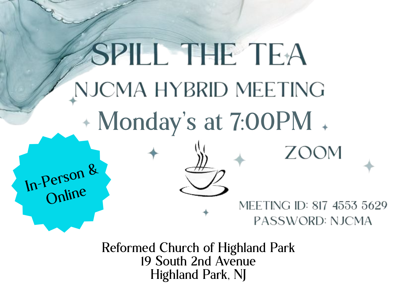 Find a Meeting — CMA-NJ