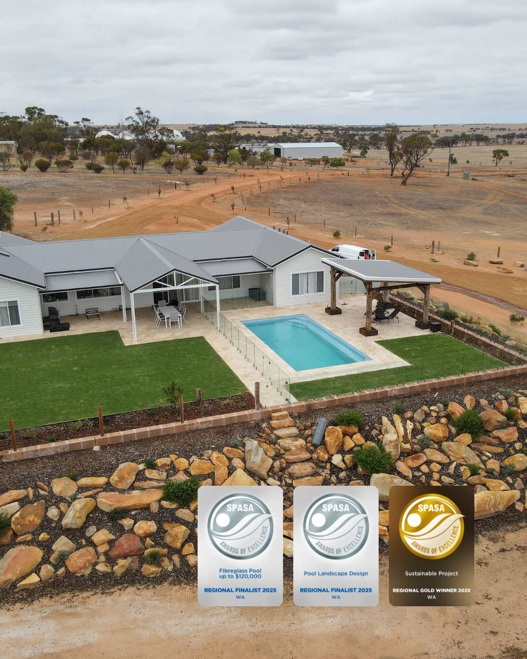 Award-Winning Sustainable Pool Design for Rural WA | Countrywide Pools ...