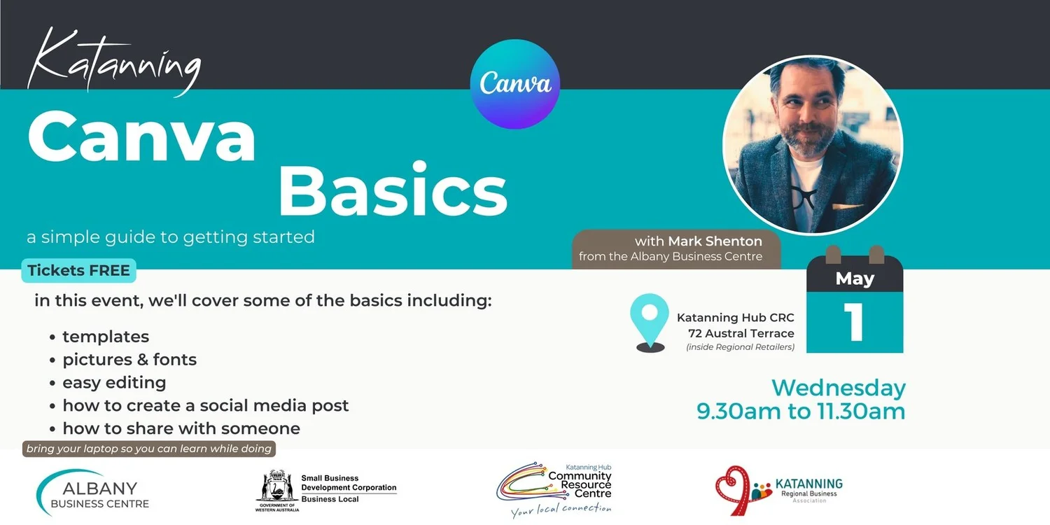 Canva Basics - Katanning — Albany Business Centre