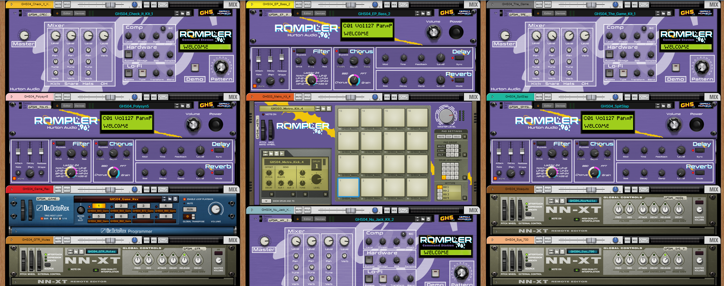 GHS04 E-MU Planet Phatt ReFill — HURTON AUDIO