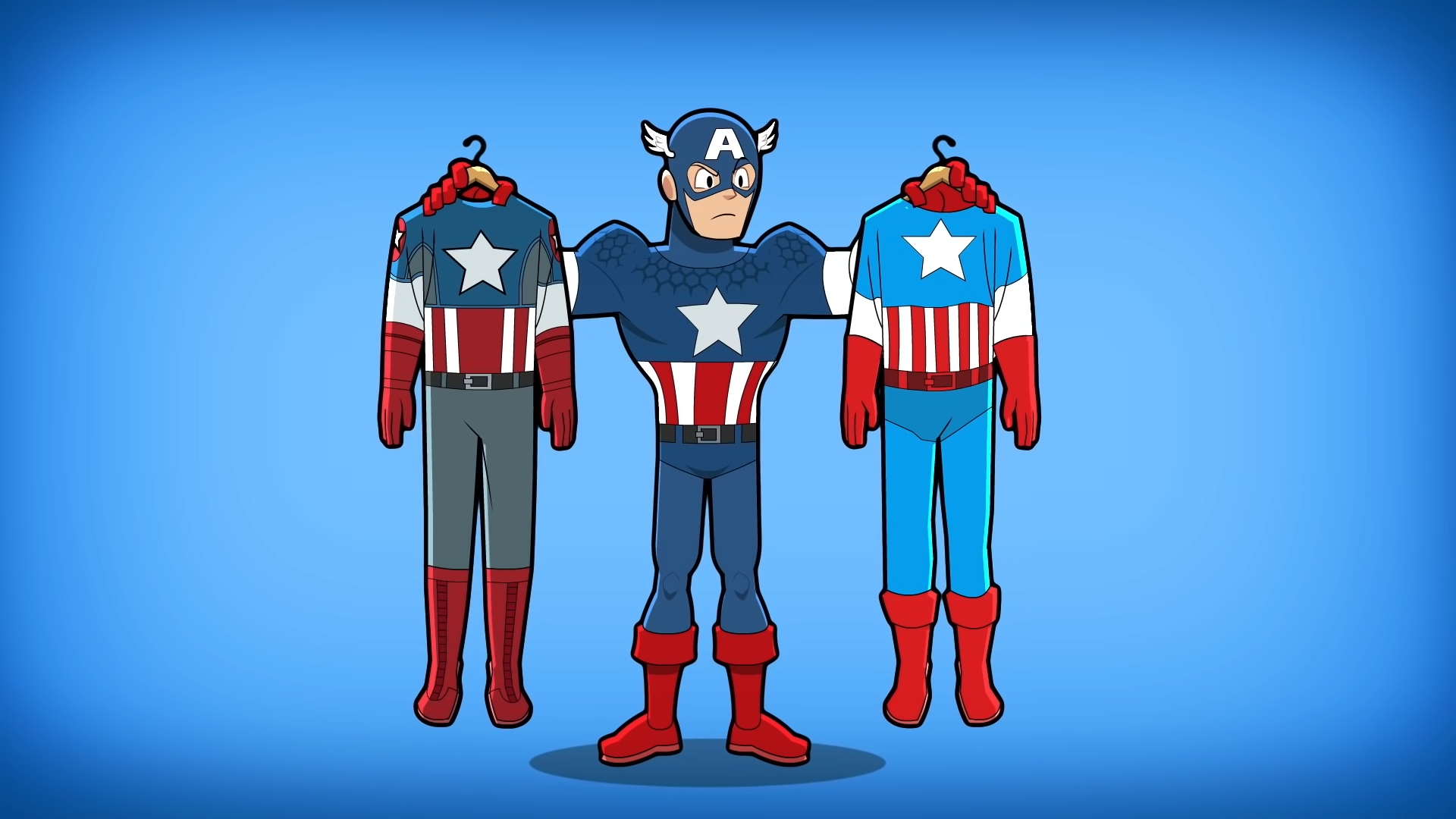 Marvel Entertainment - Captain America's Top 10 Costumes! — Cartoon ...