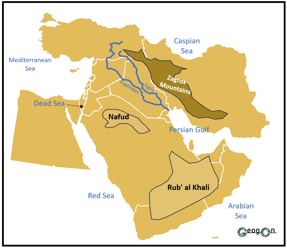 KS3 Middle East | Enhance Learning Today — GeogOn
